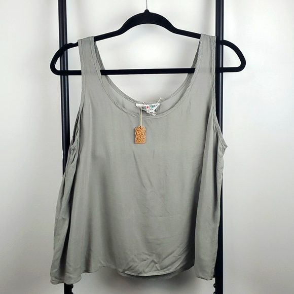 Hard Tail | Tops | Hard Tail Oversize Tank Top Women Gray Size S New ...